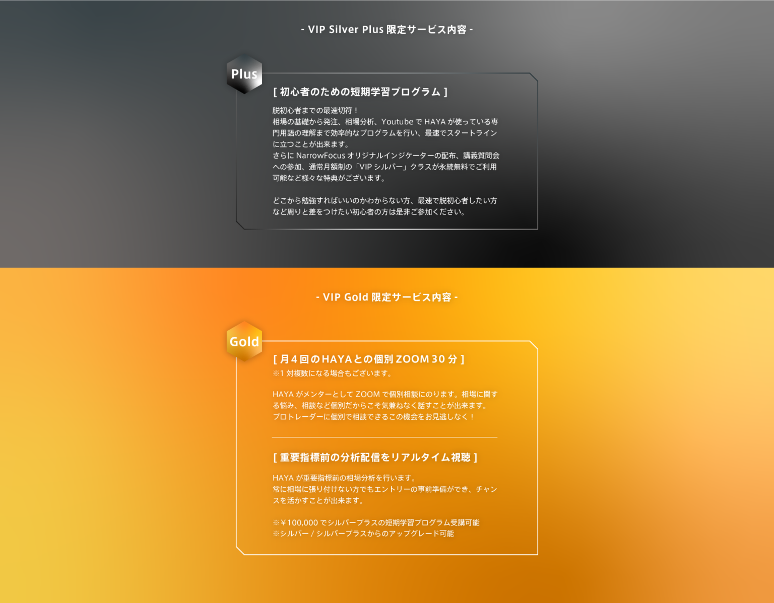 Narrow Focus VIP | Narrow Focus